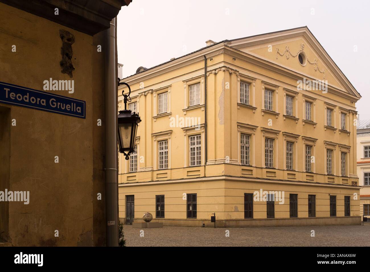 The old town of Lublin, a once important city in Eastern Poland, close ...