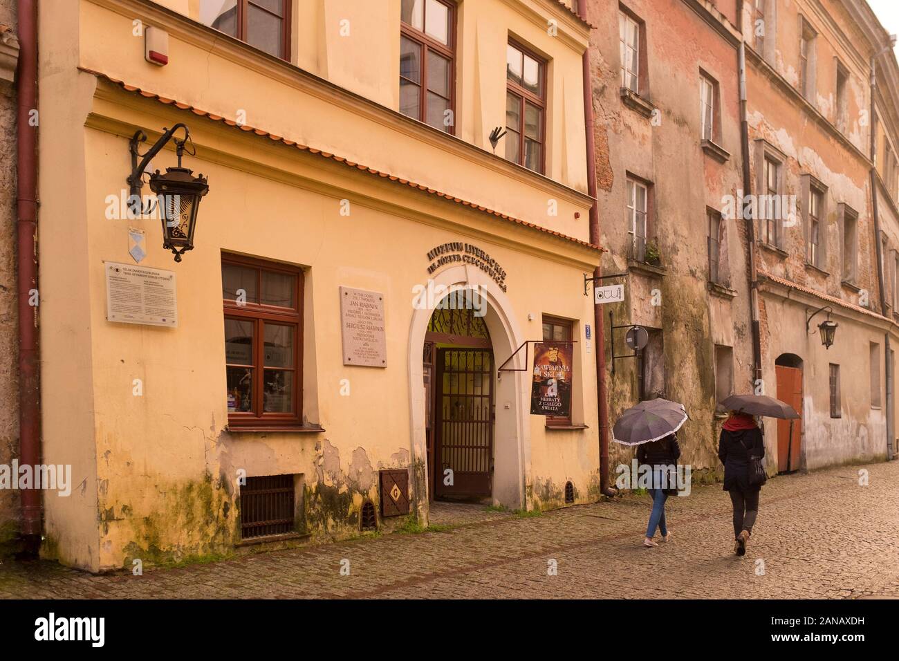 The old town of Lublin, a once important city in Eastern Poland, close ...