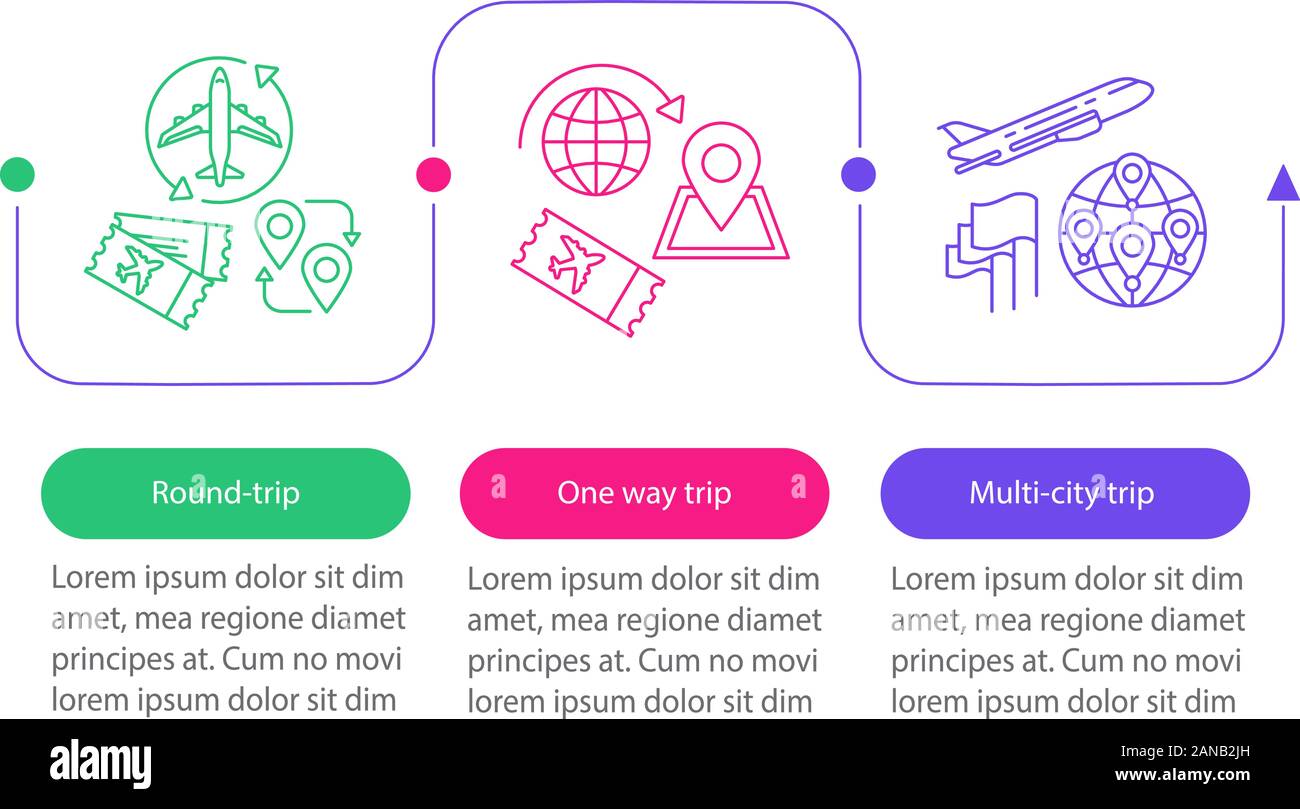 Airline tickets vector infographic template. Travel. Business ...