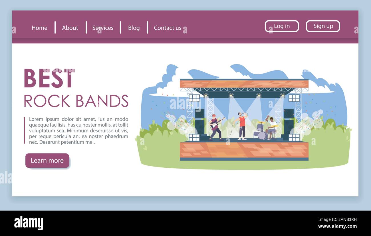 Rockfest Stock Vector Images - Alamy