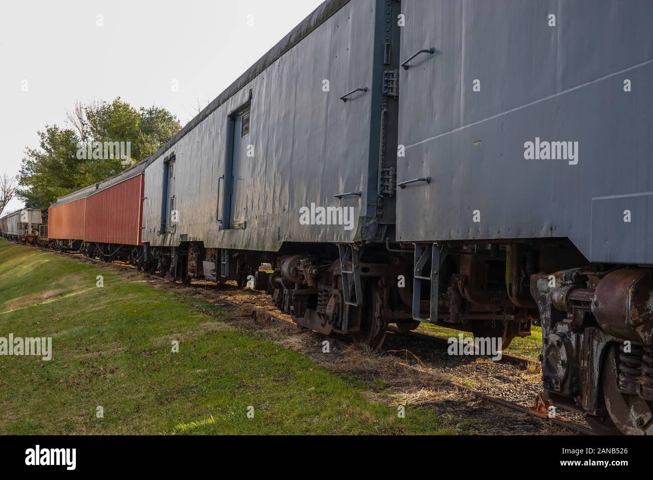 Old rusted steam trains hi-res stock photography and images - Alamy