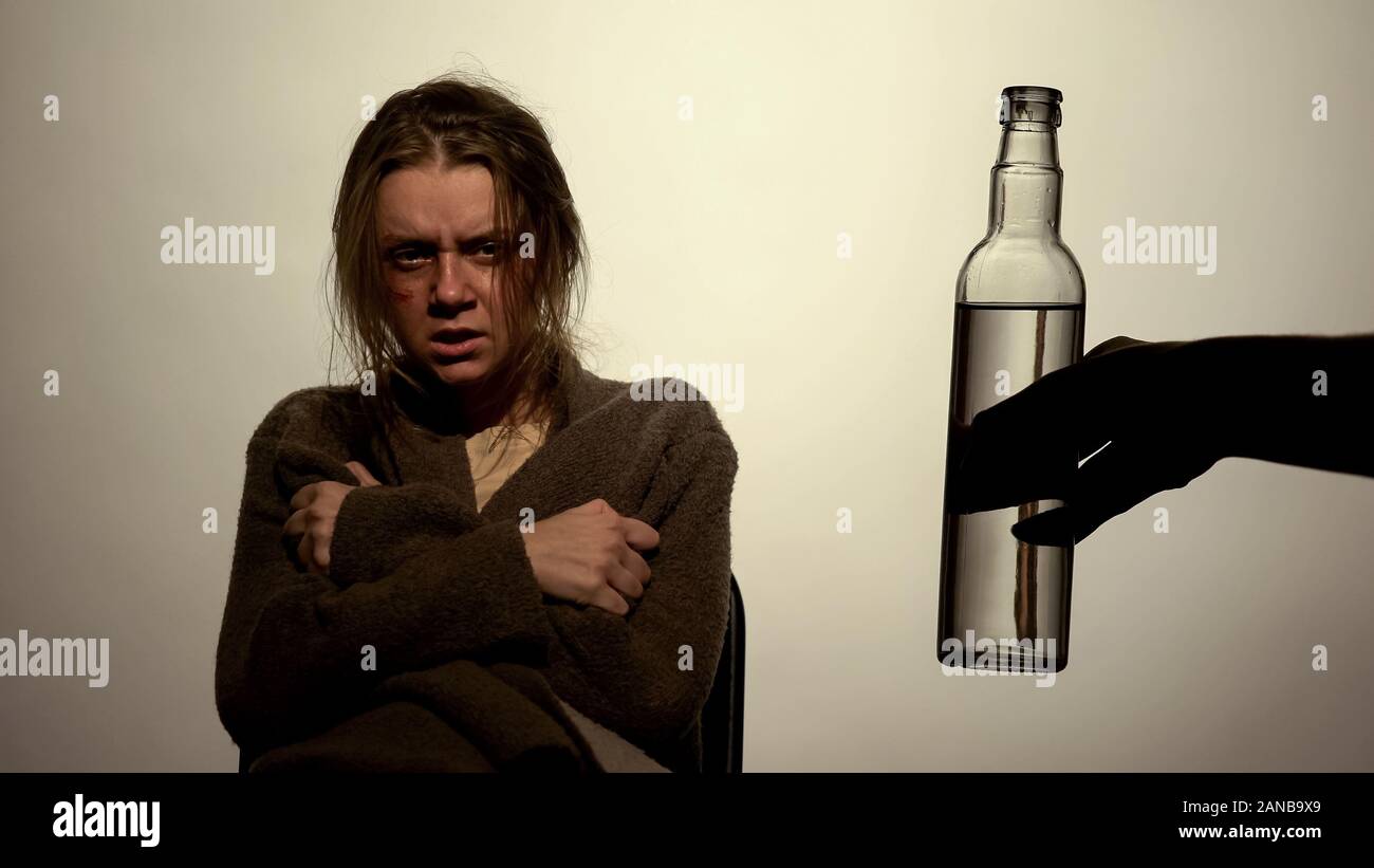 Woman vodka bottle hi-res stock photography and images - Alamy