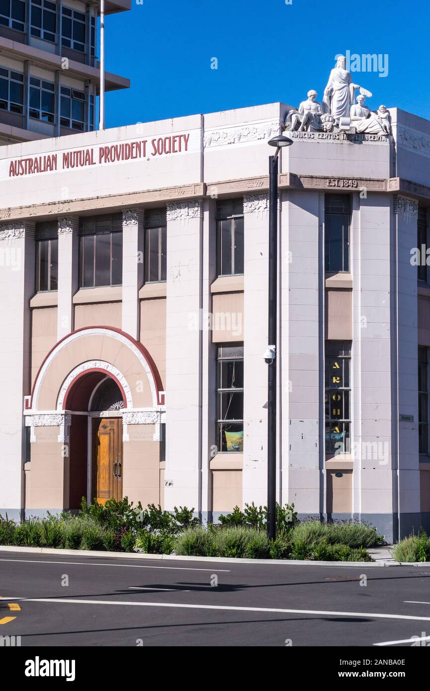 Art Deco AMP building, by Louis Hay, 1932, Napier, Hawke's Bay, North ...