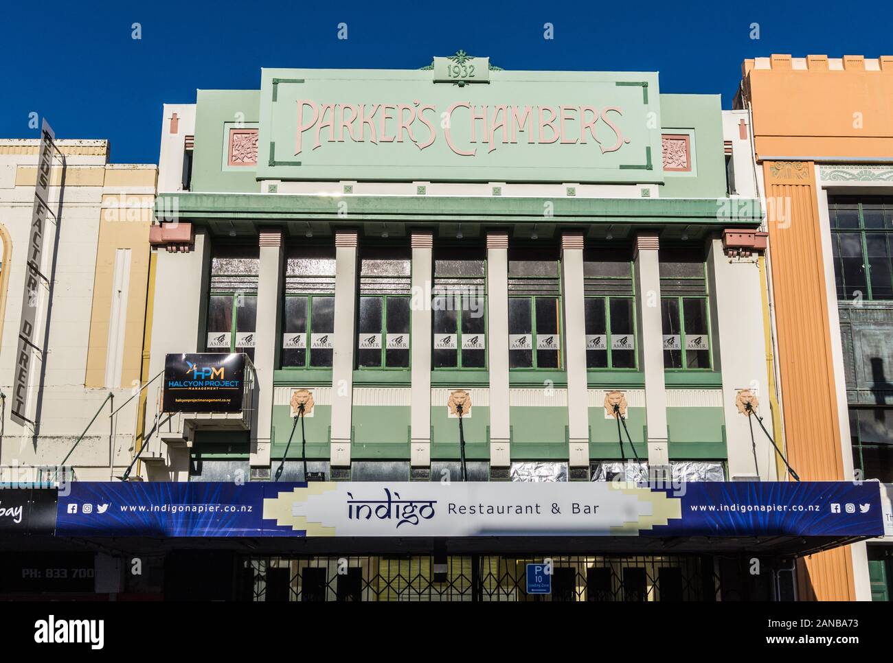 Art Deco Parker's Chambers, by Louis Hay, 1932, Napier, Hawke's Bay ...