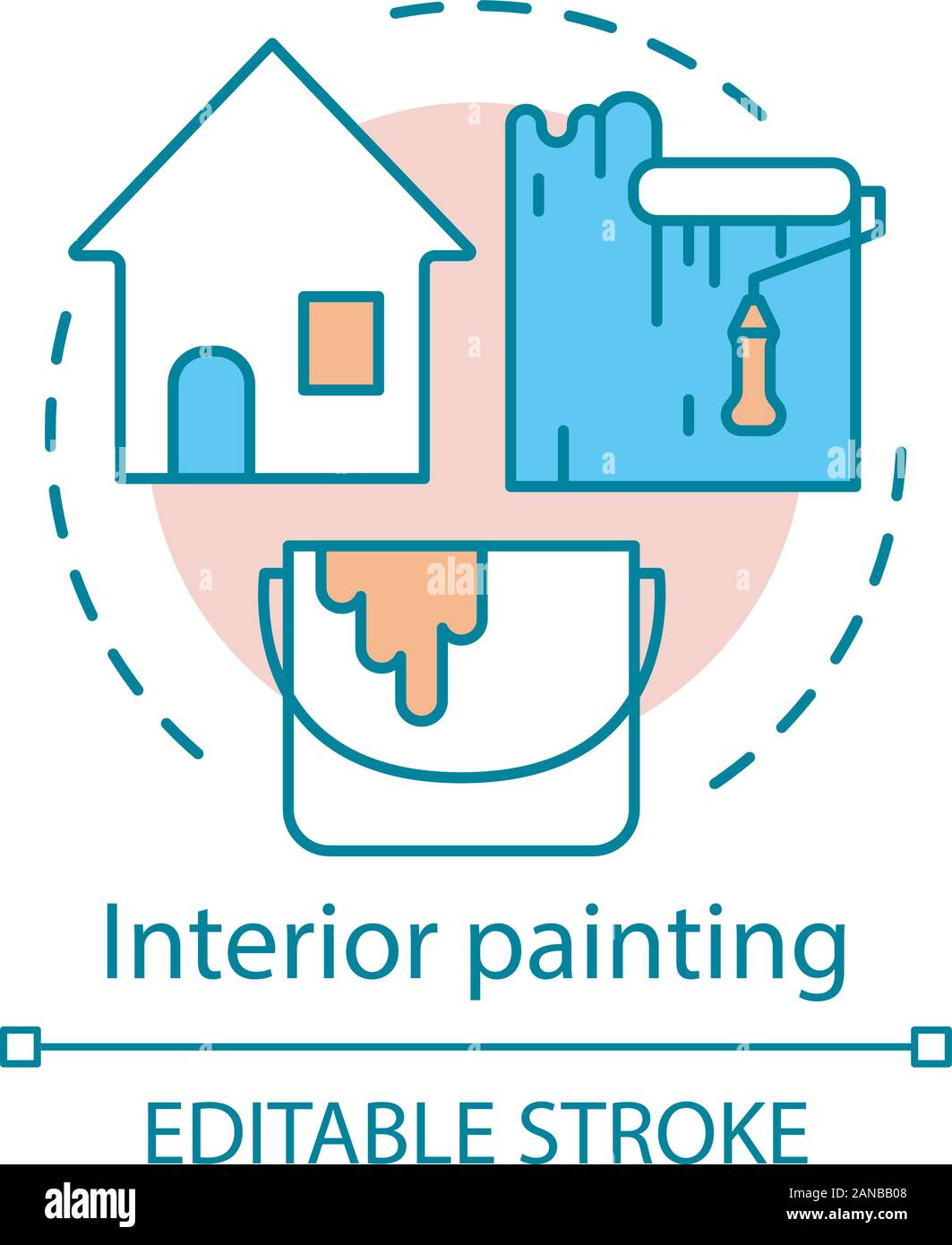 Room ceiling finish Stock Vector Images - Alamy