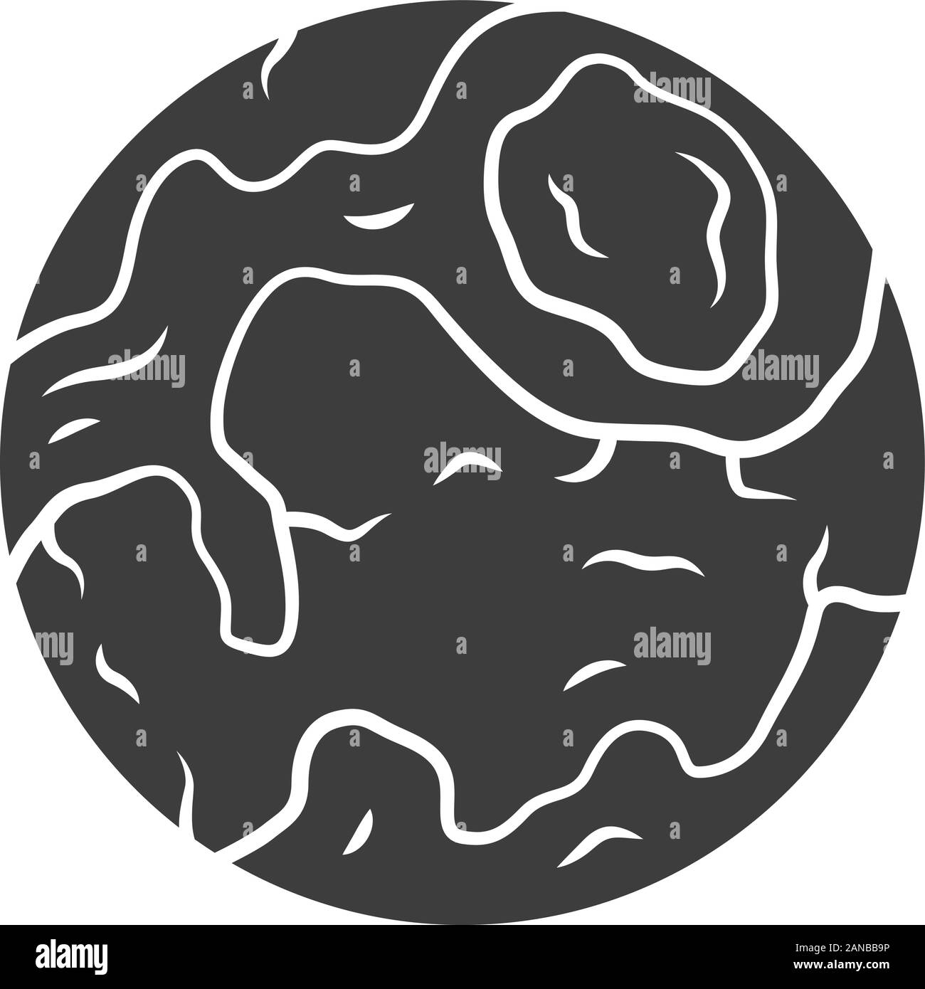 Earth glyph icon. Globe, planet model. Astronomical studies. Space trip ...