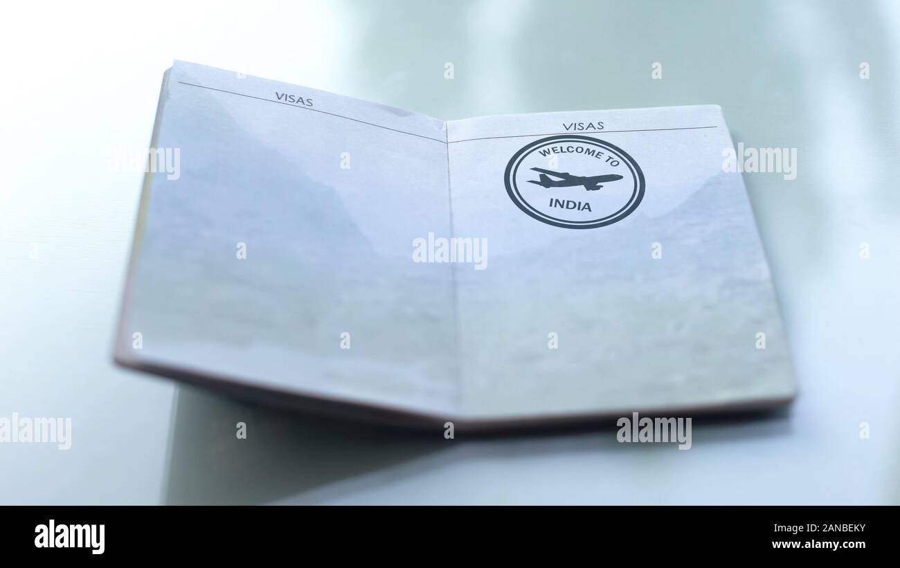 Immigration india passport stamp hi-res stock photography and images ...