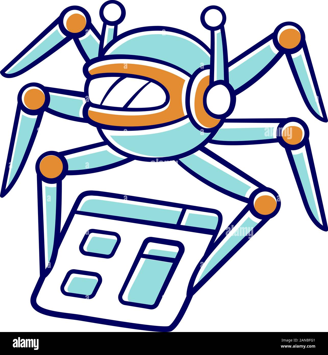 Spiderbot Stock Vector Images - Alamy