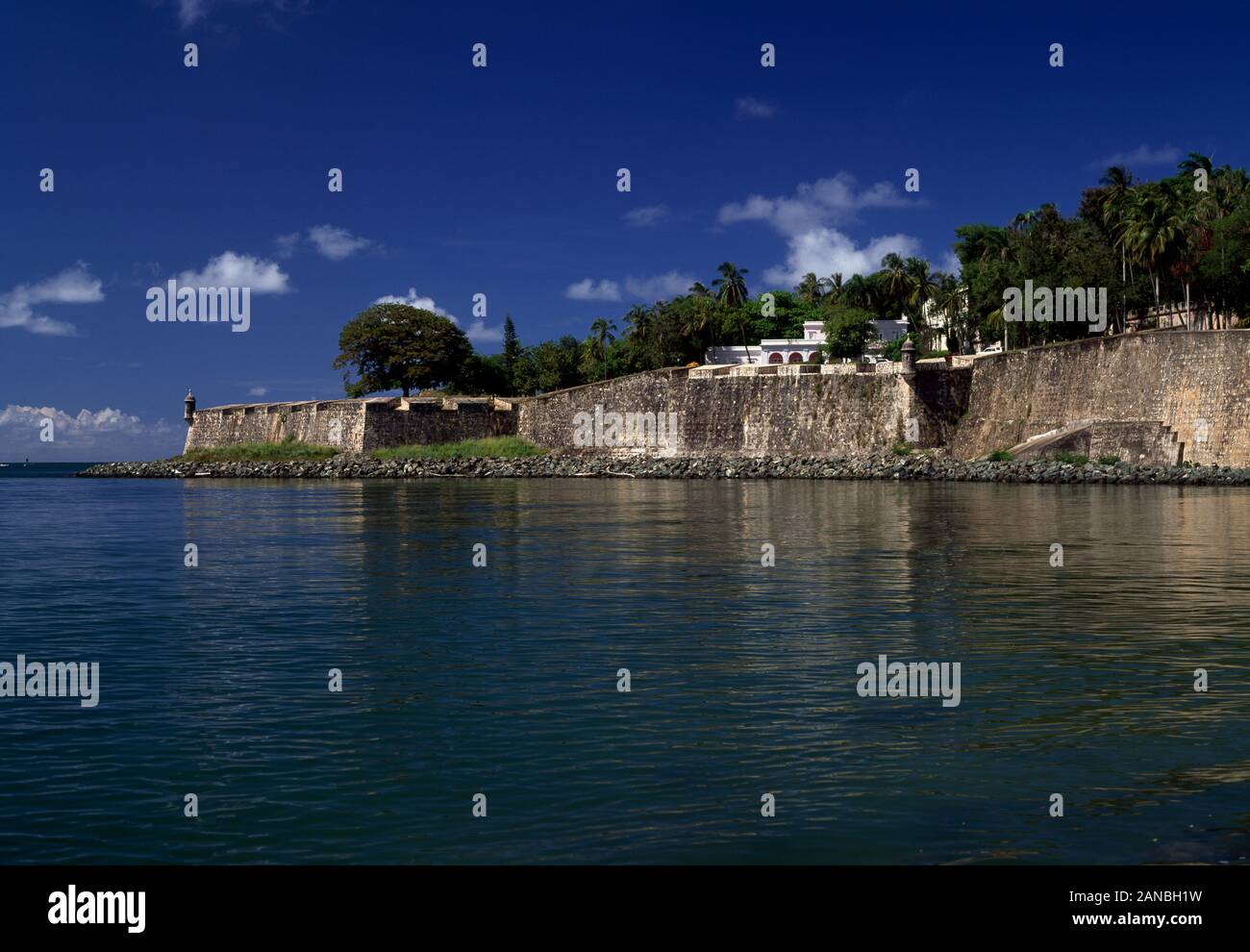 The old entrance gate to Old San Juan, Puerto Rico Stock Photo - Alamy