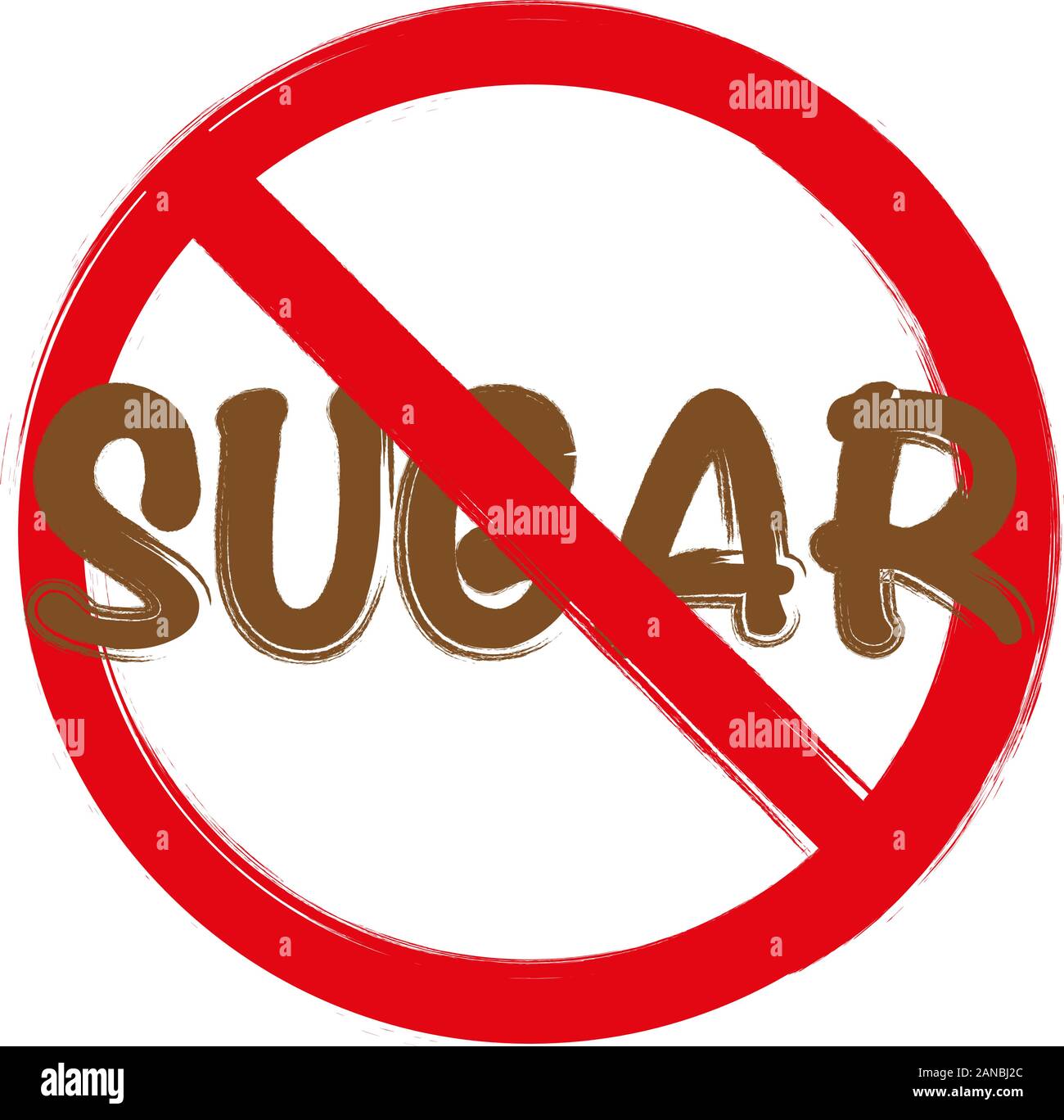 No Sugar free vector icon Stock Vector Image & Art - Alamy