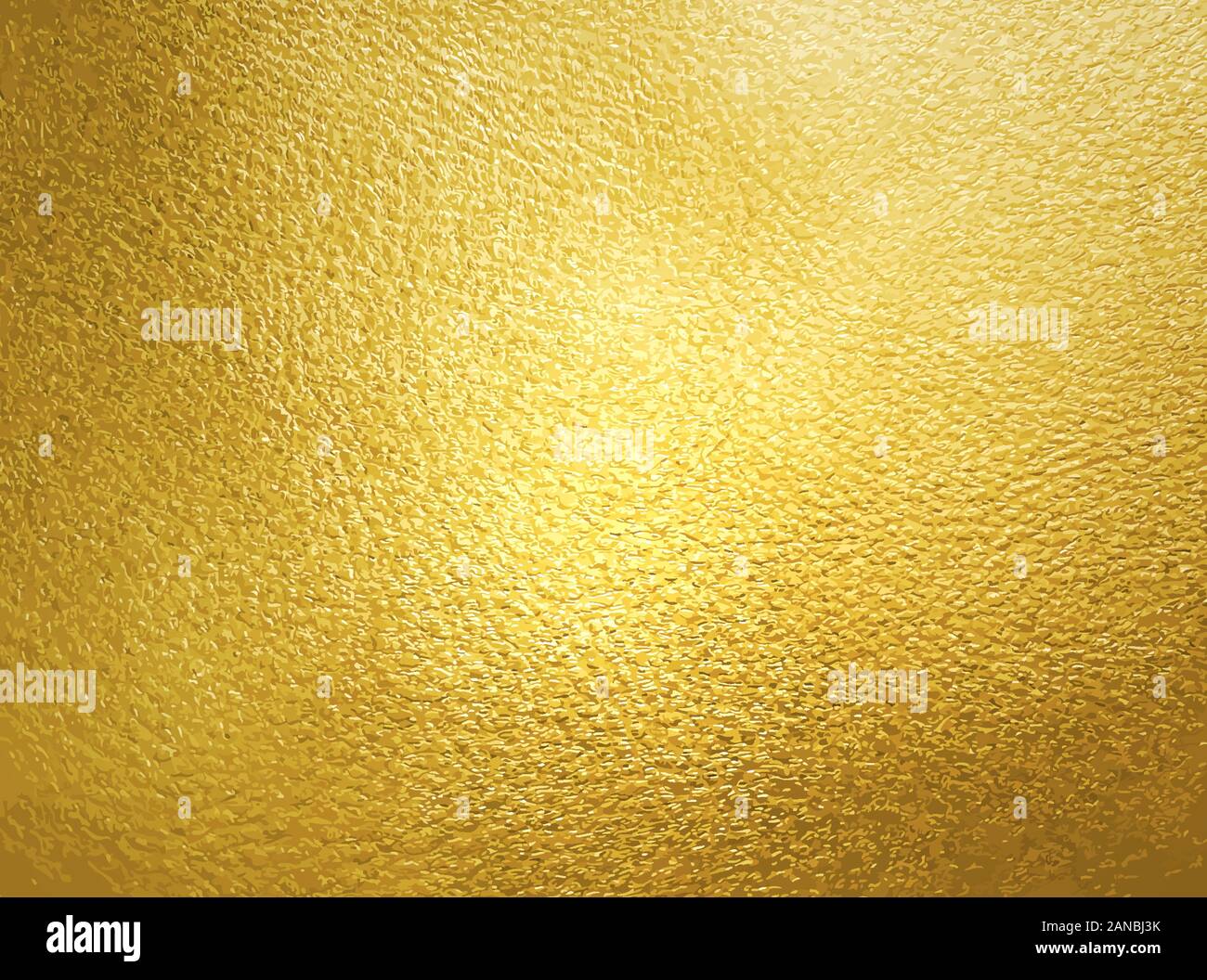 Vector golden foil background template for cards, hand drawn backdrop ...