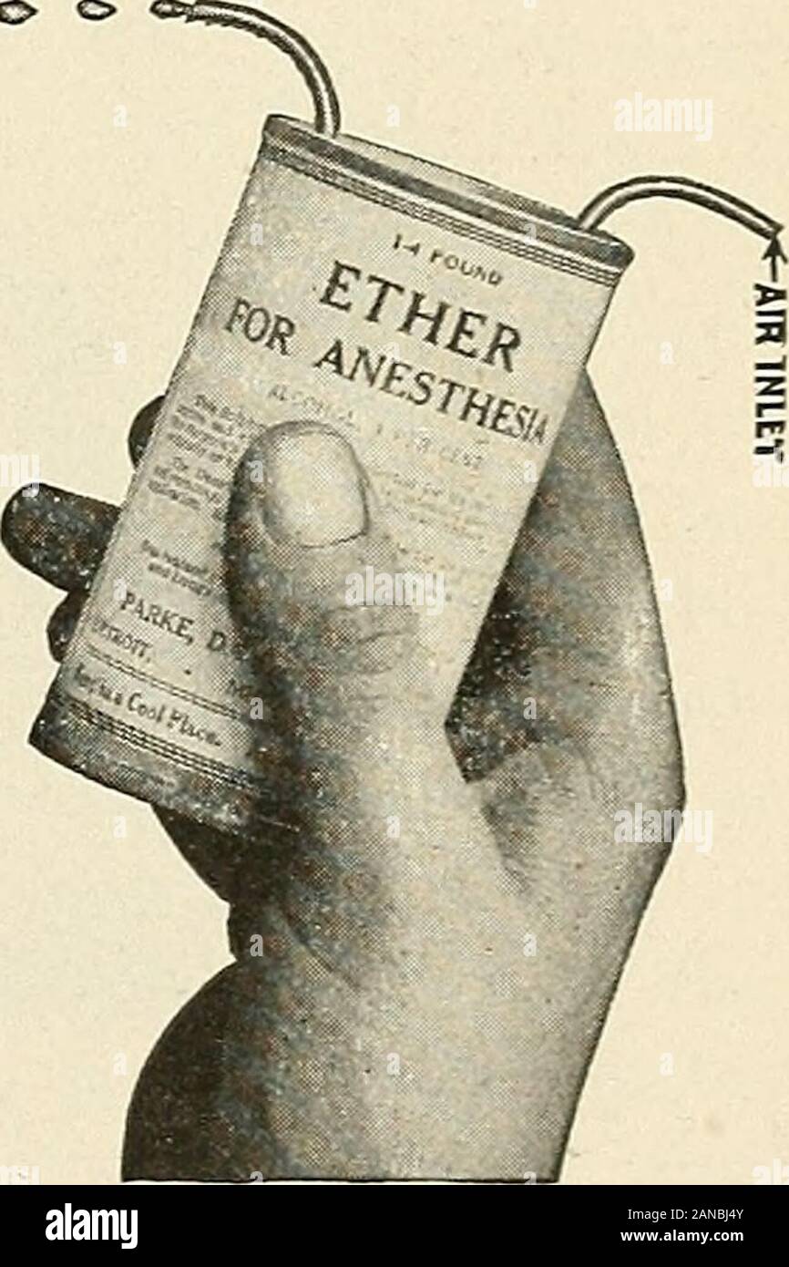 Ether anesthesia hi-res stock photography and images - Alamy