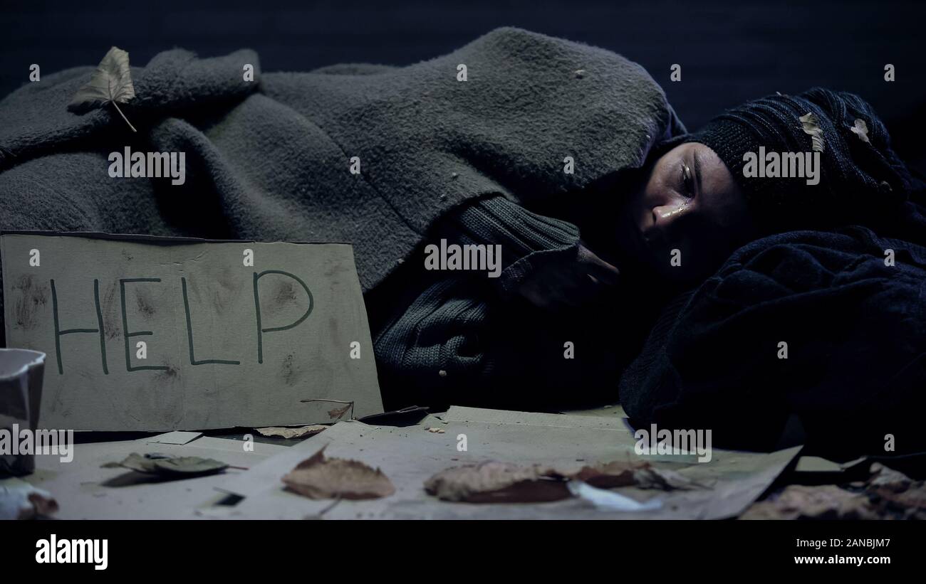 Homeless bum hi-res stock photography and images - Alamy