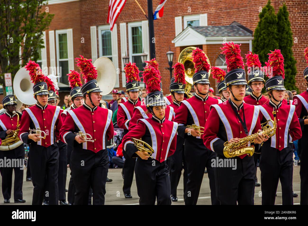 May 2, 2019, Pella, Iowa, USA. Tulip Time Festival Parade of Pella's ...