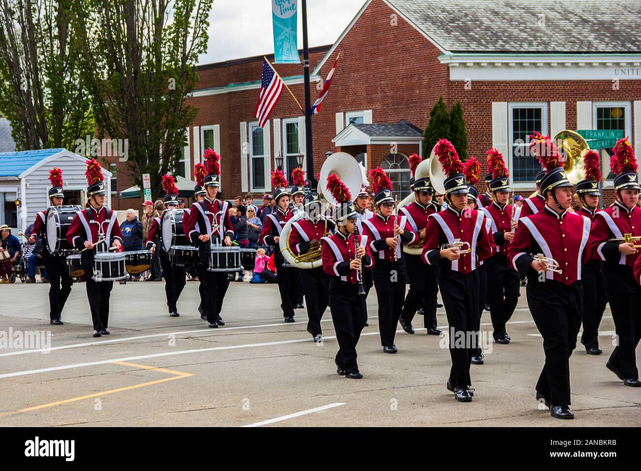 May 2, 2019, Pella, Iowa, USA. Tulip Time Festival Parade of Pella's ...