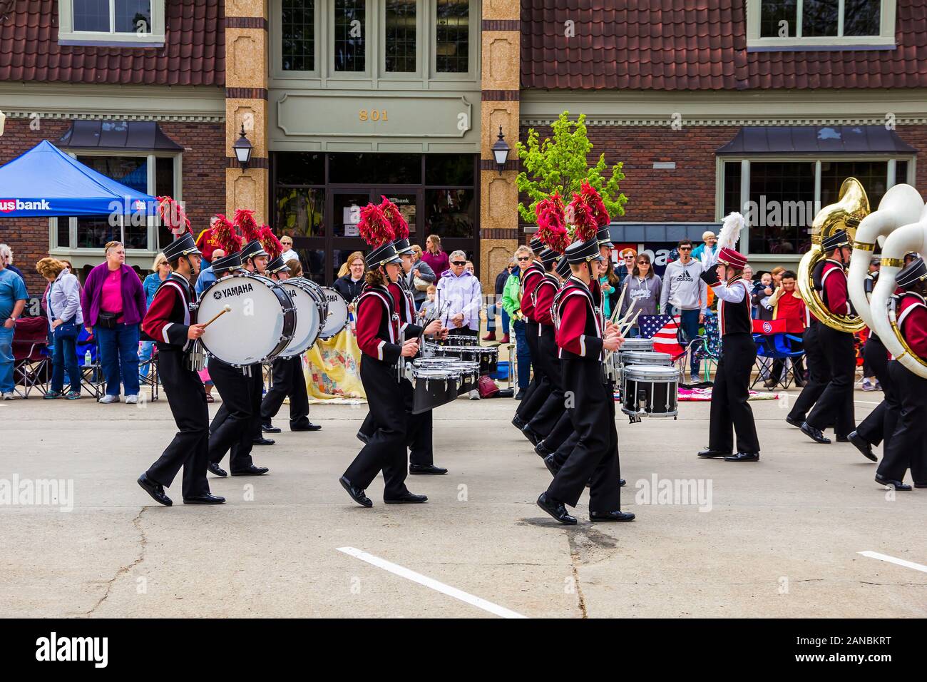 May 2, 2019, Pella, Iowa, USA. Tulip Time Festival Parade of Pella's ...