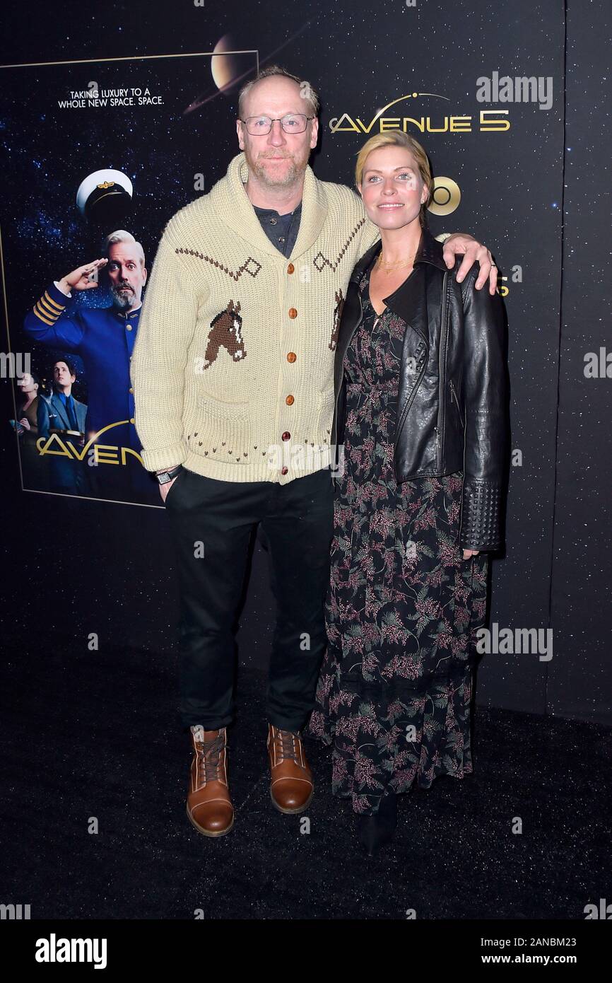 Los Angeles, USA. 14th Jan, 2020. Matt Walsh with wife Morgan Walsh at ...