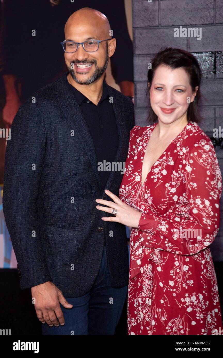 Los Angeles, USA. 14th Jan, 2020. Keegan-Michael Key with wife Elisa ...