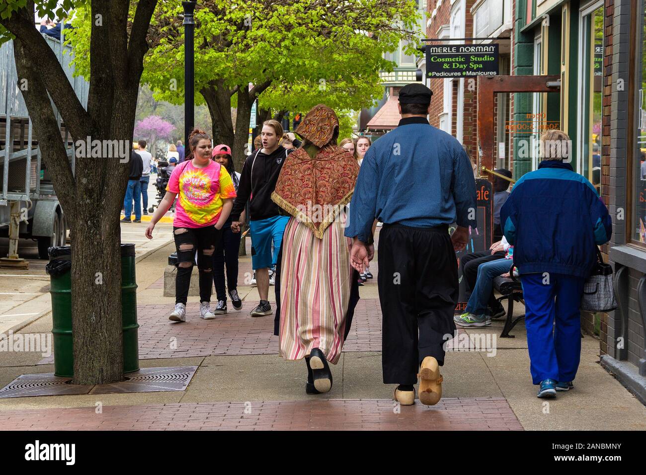 May 2, 2019, Pella, Iowa, USA. Tulip Time Festival Parade of Pella's ...