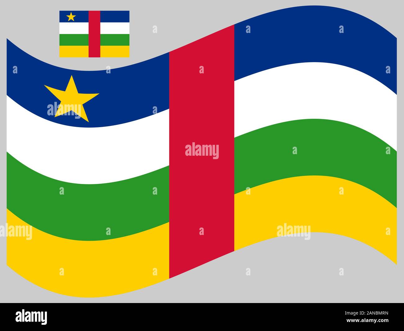 Flag Of Central African Republic Stock Vector Images Alamy