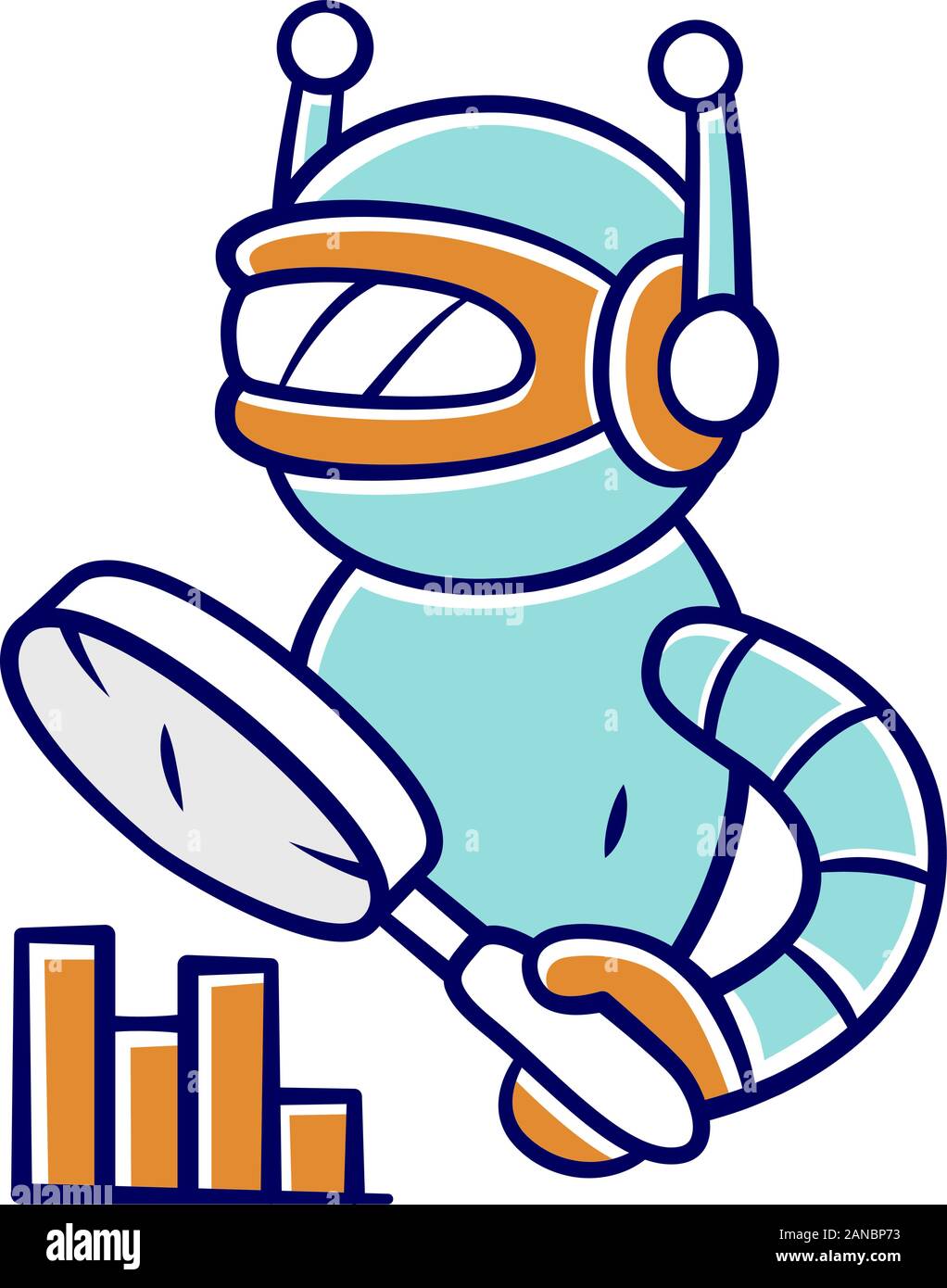 Monitoring Bot Color Icon Monitor Websites Uptime Analytics And