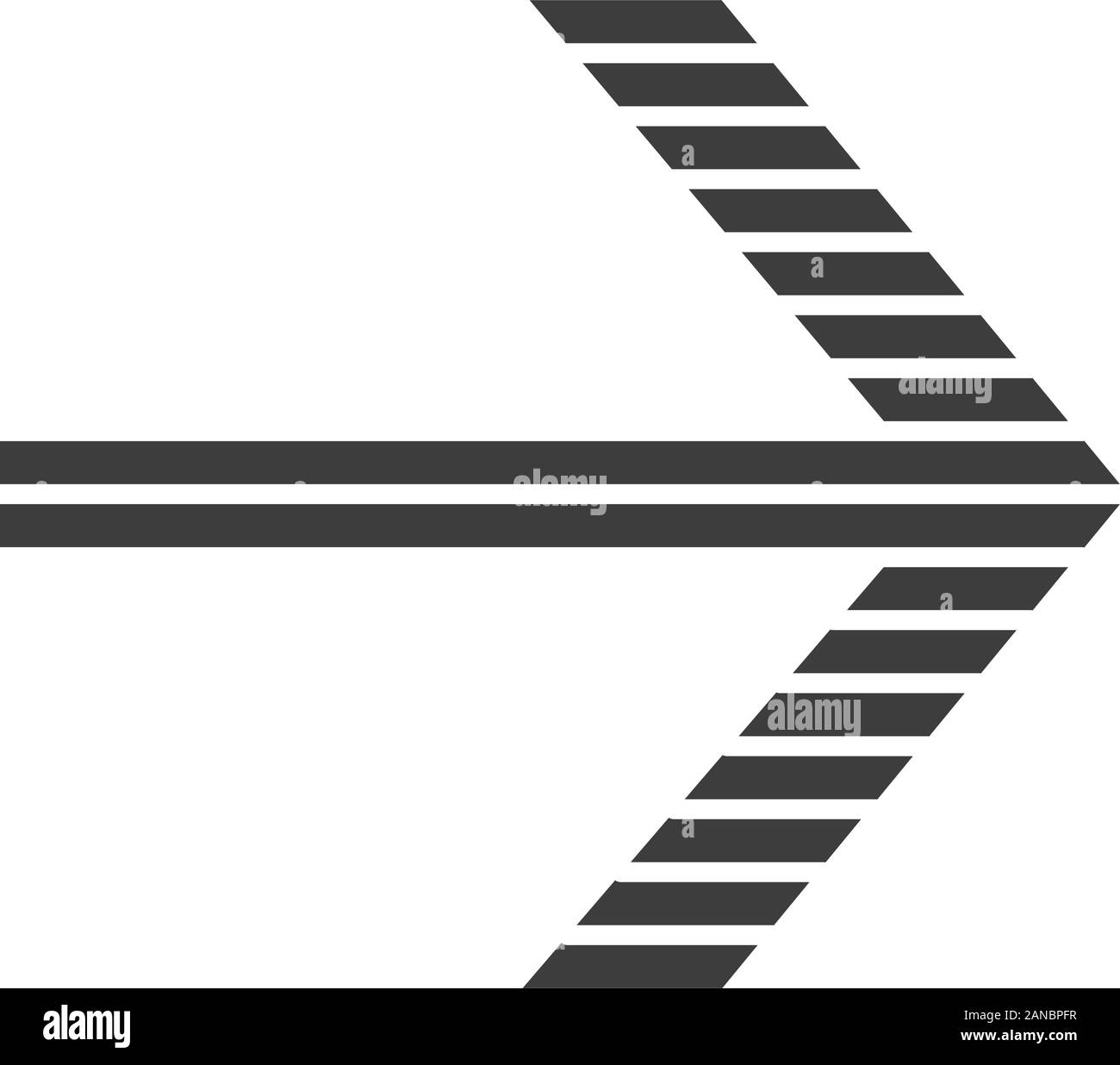 Indicating right of way Stock Vector Images - Alamy