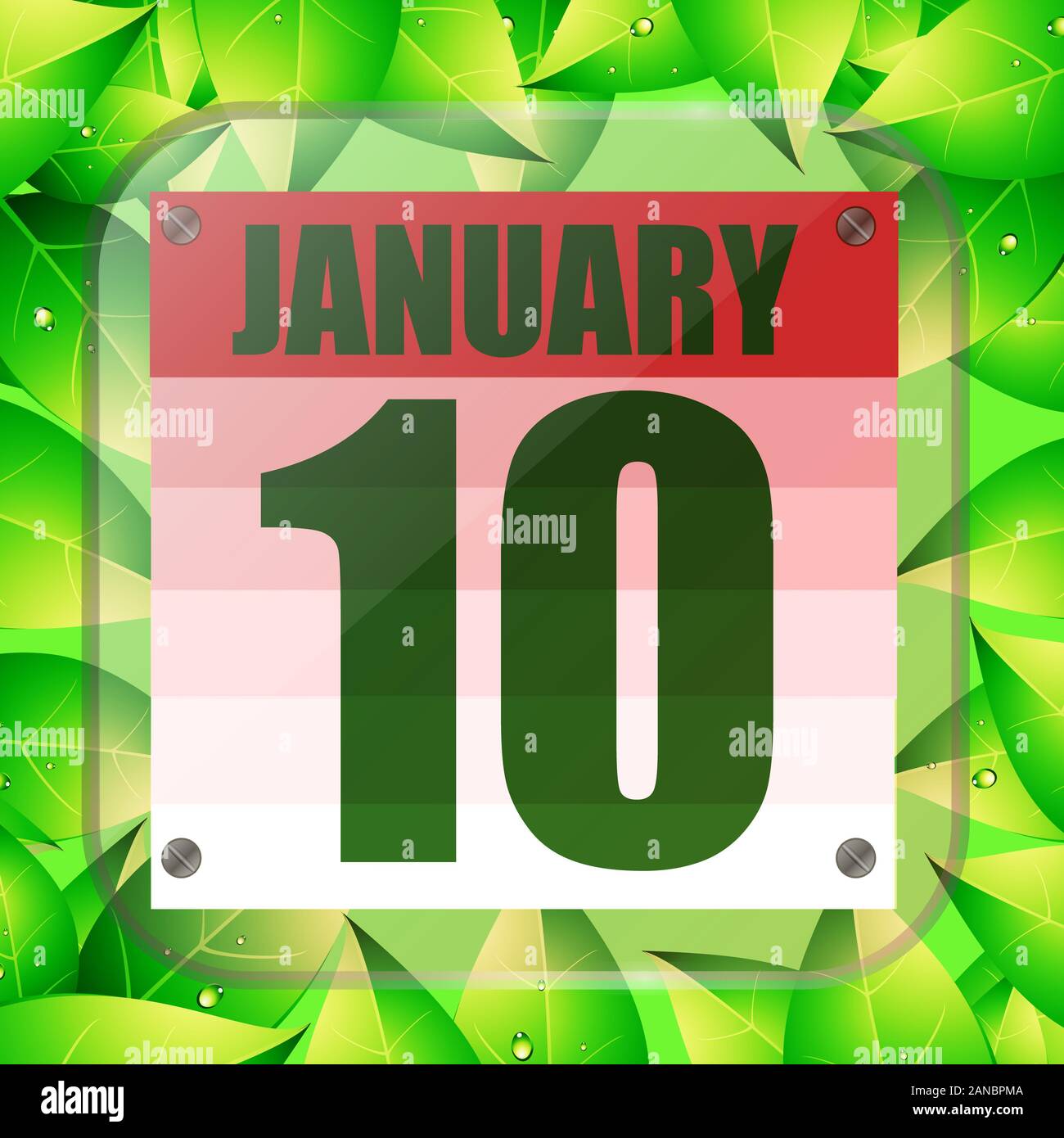 10 january calendar hi-res stock photography and images - Alamy