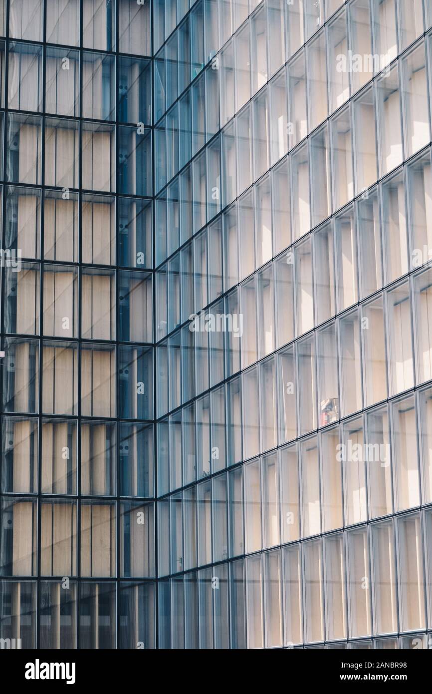 Detail of the facade of the National Library of France designed by ...