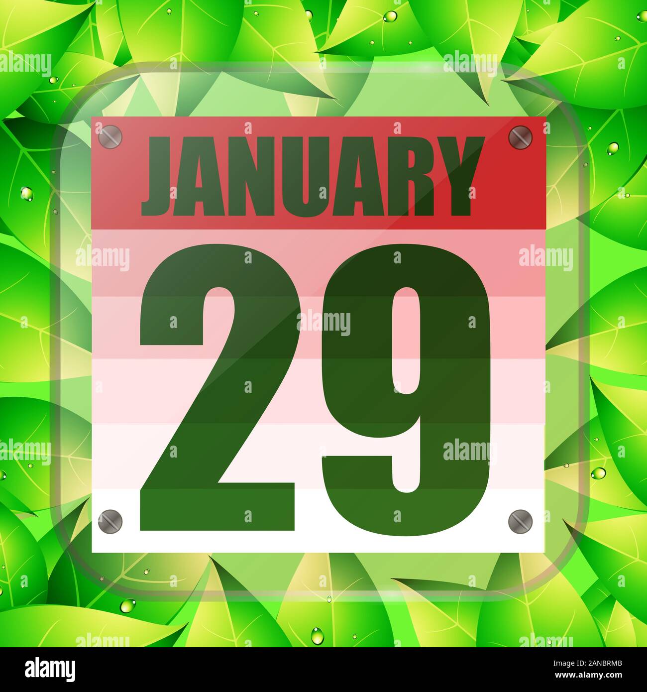 January 29 icon. For planning important day. Banner for holidays and ...