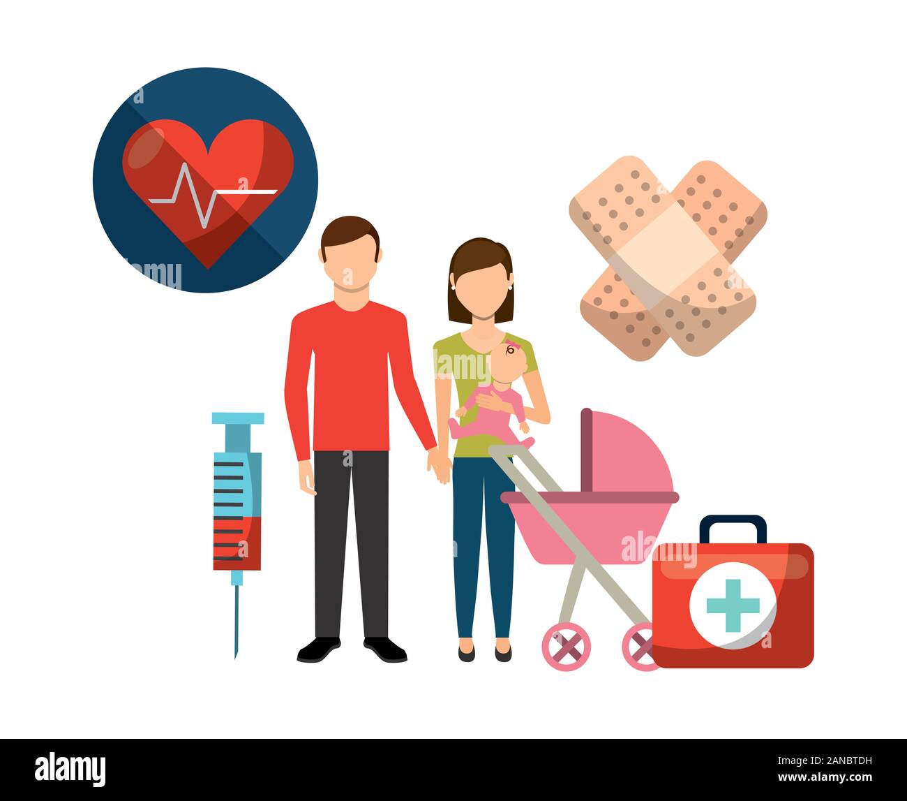 family health care design Stock Vector Image & Art - Alamy
