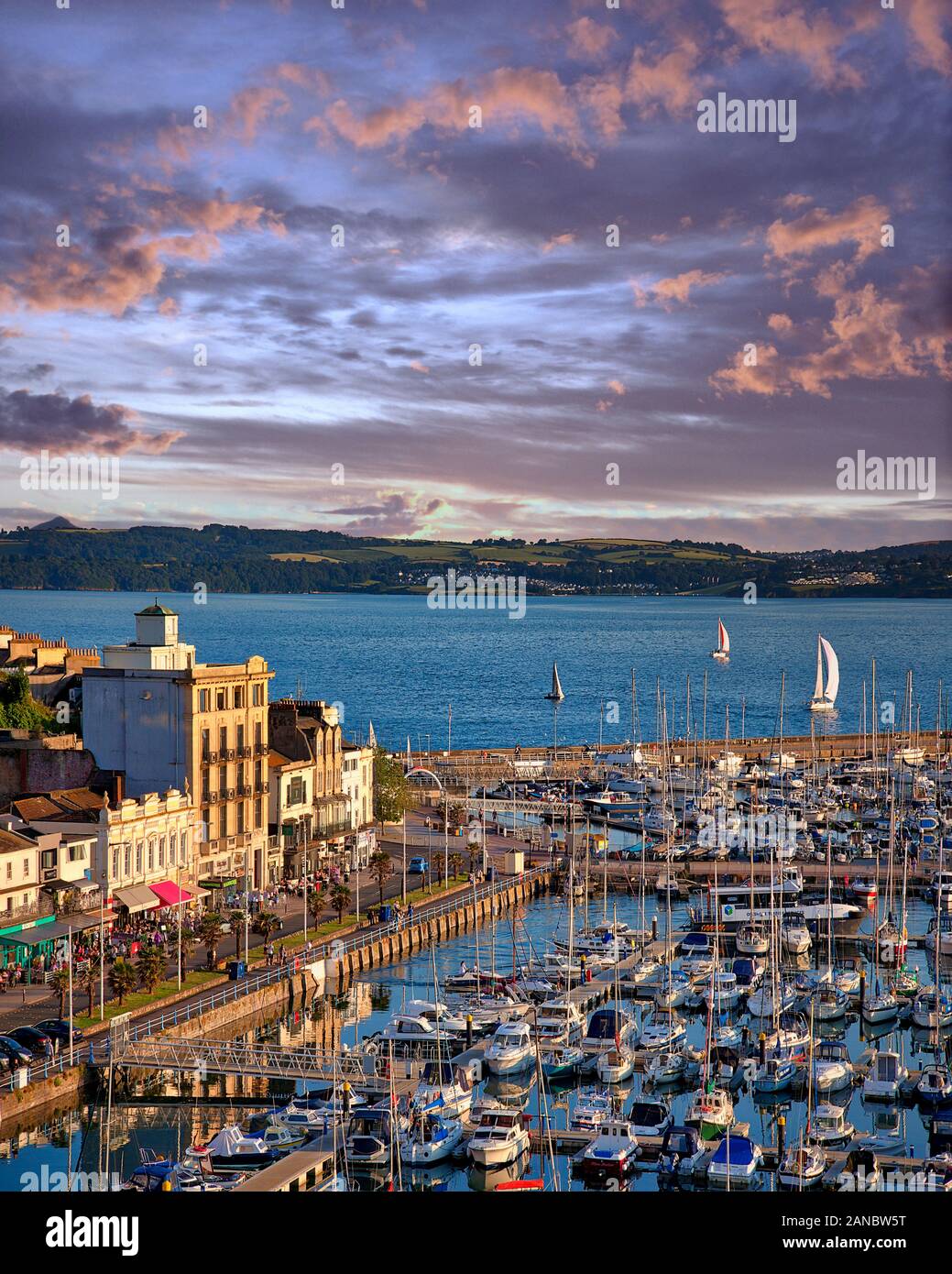 Torquay harbour boats hi-res stock photography and images - Alamy