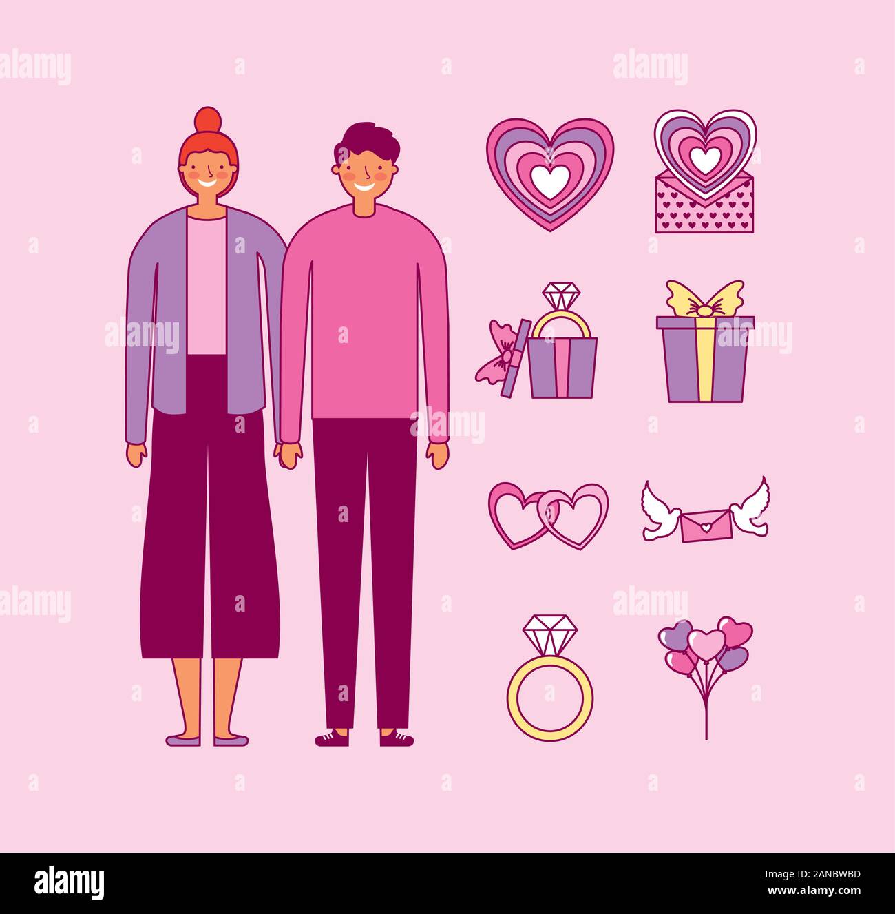 Ring of roses Stock Vector Images - Alamy