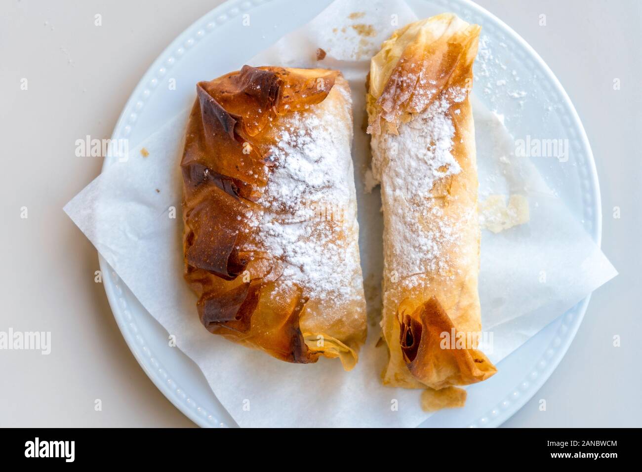 Traditional portuguese pastry from city of Coimbra called Briosa and ...