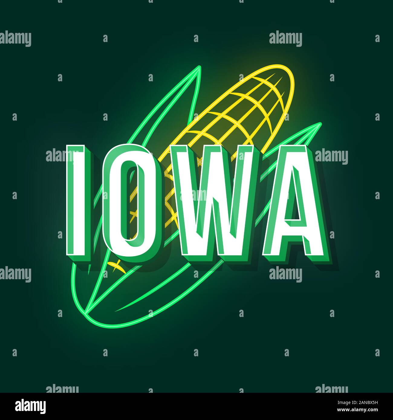 Iowa vintage 3d vector lettering. Retro bold font, typeface. Pop art ...