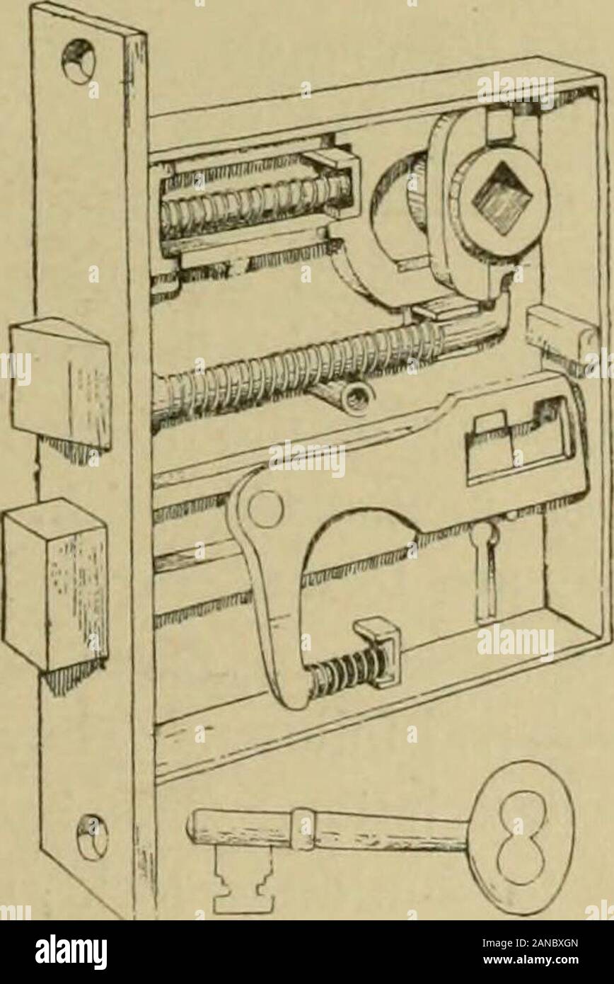 Yale key in lock hi-res stock photography and images - Alamy