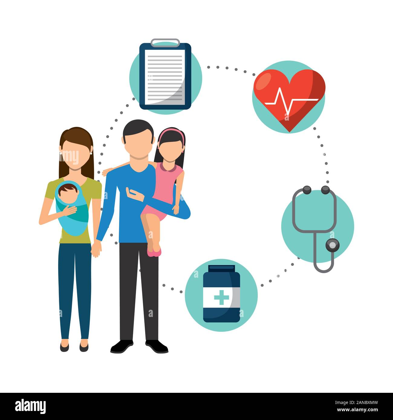 family health care design Stock Vector Image & Art - Alamy