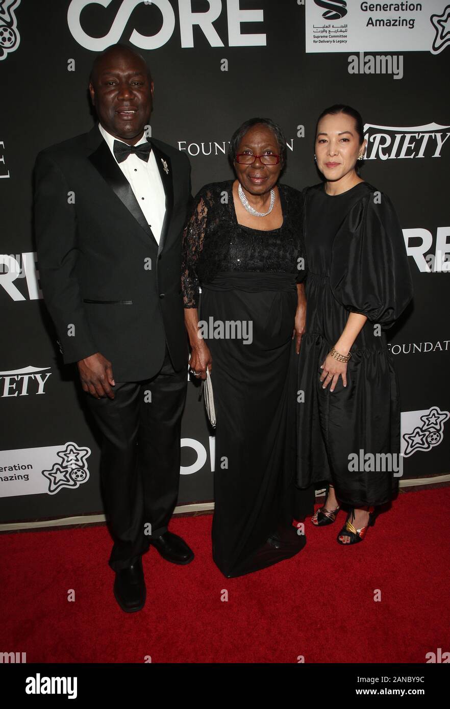 Los Angeles, California, USA. 15th Jan, 2020. Benjamin Crump, Genae ...