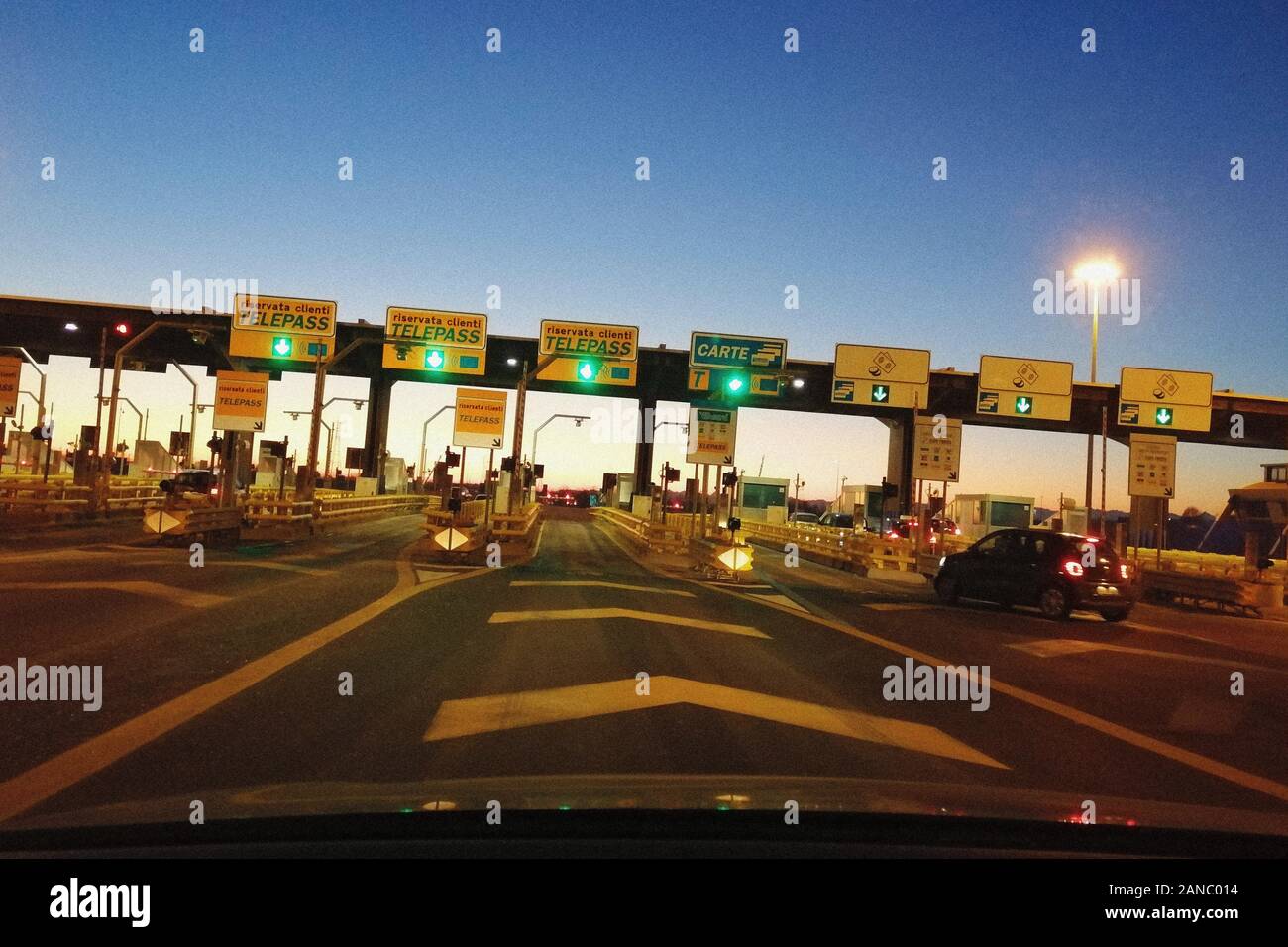 Turin toll road hi-res stock photography and images - Alamy