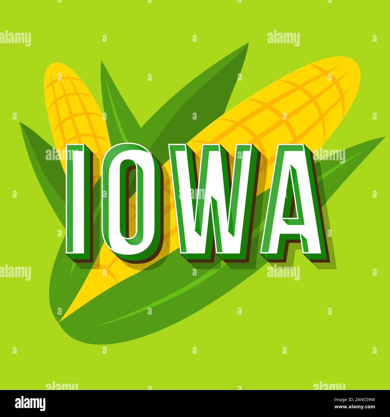 Iowa corn Stock Vector Images - Alamy