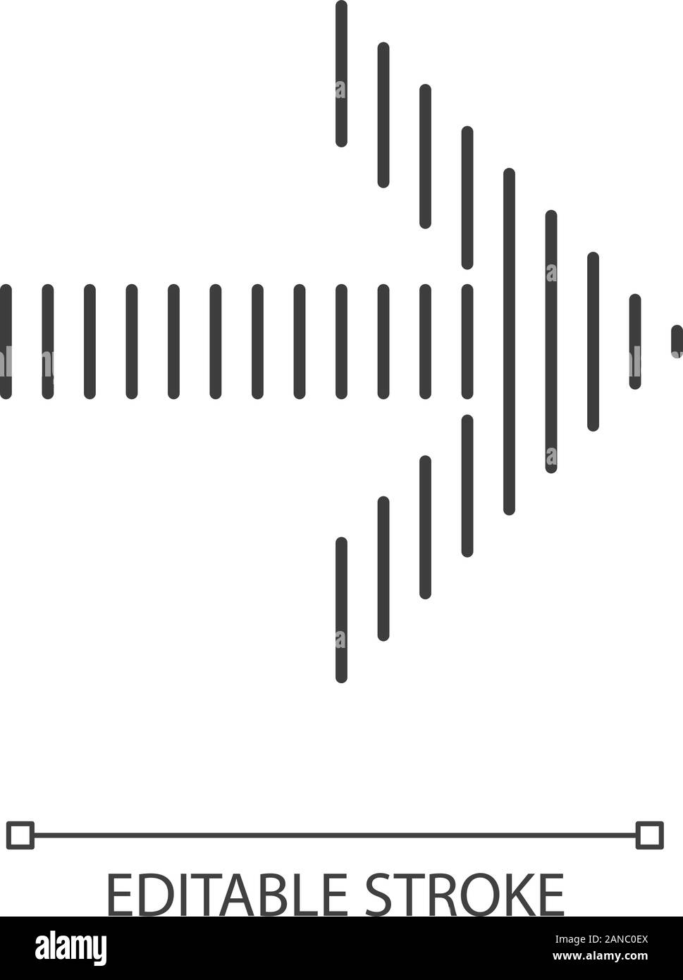 Striped arrow linear icon. Arrowhead indicating rightward. Navigation ... Striped arrow linear icon. Arrowhead indicating rightward. Navigation ...