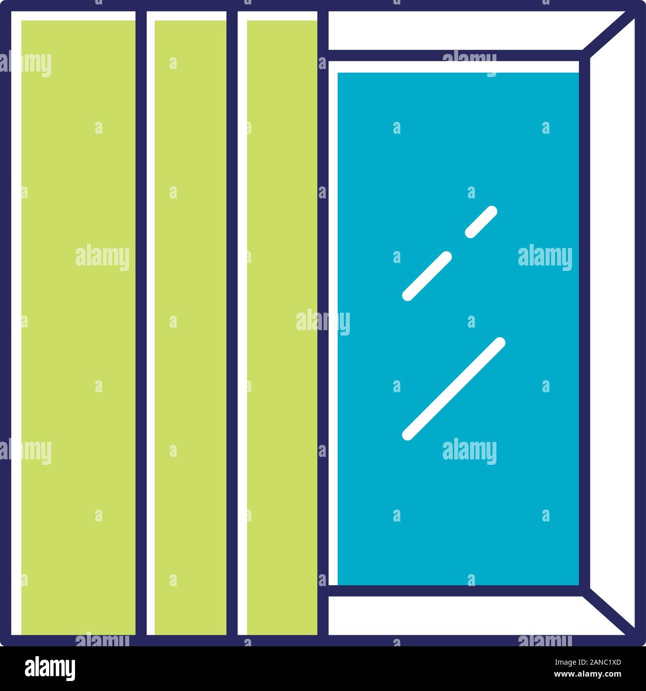 Hanging shutters Stock Vector Images - Alamy