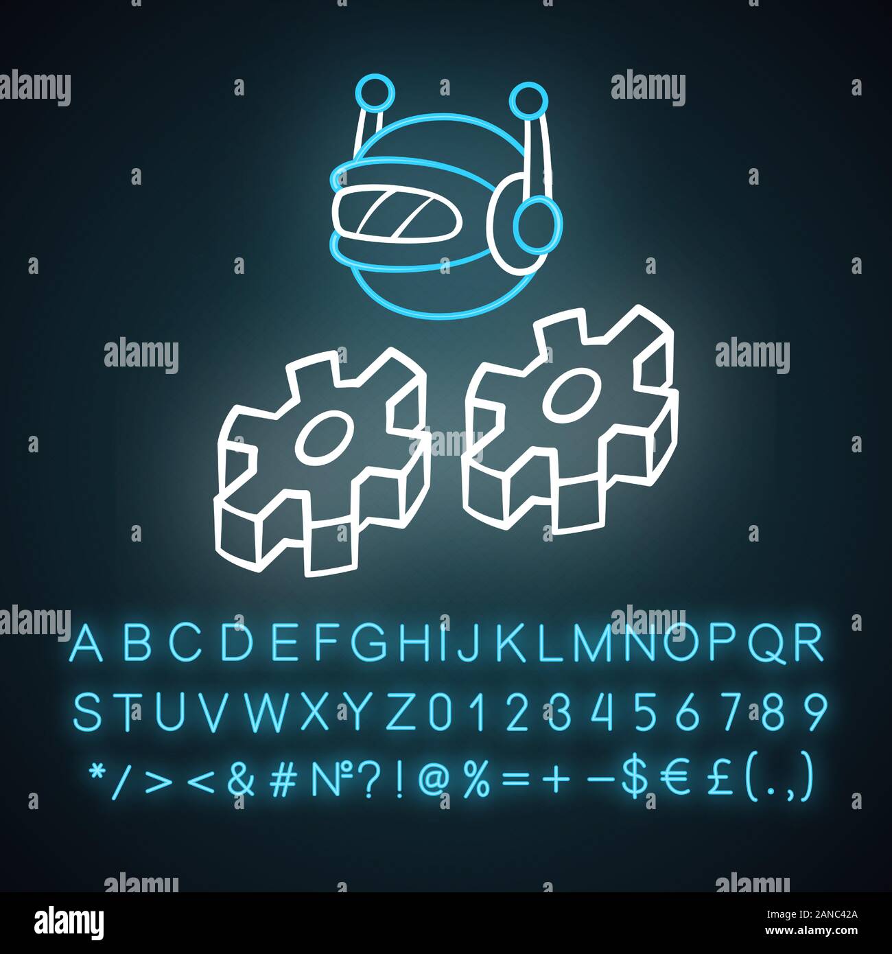 Bot alphabet Stock Vector Images - Alamy
