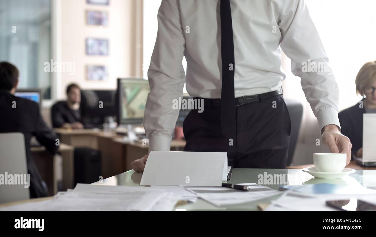 Boss tea hi-res stock photography and images - Alamy