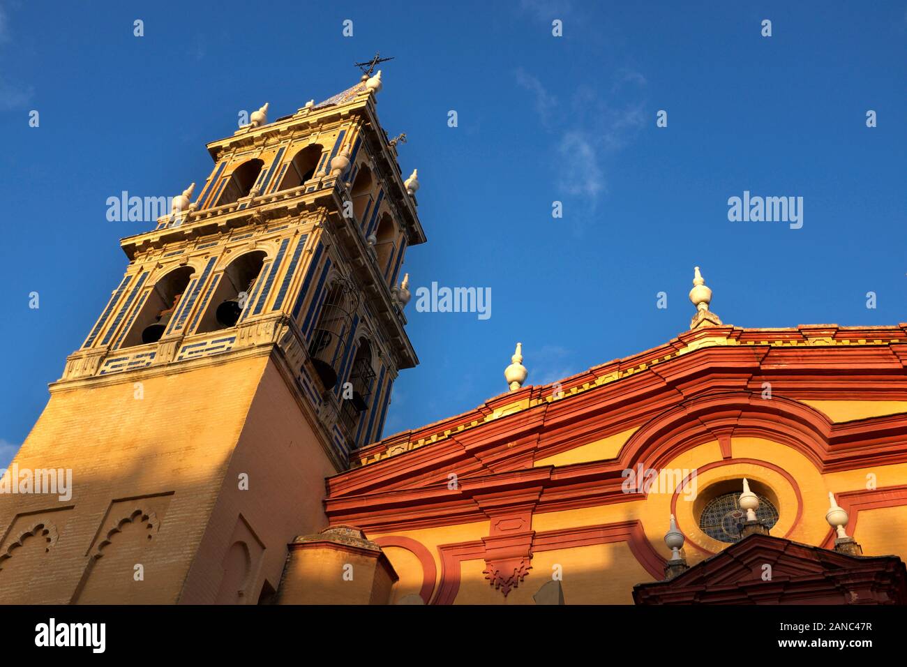 Santa Ana church, (Iglesia de Santa Ana), Triana, Seville, Spain Stock ...