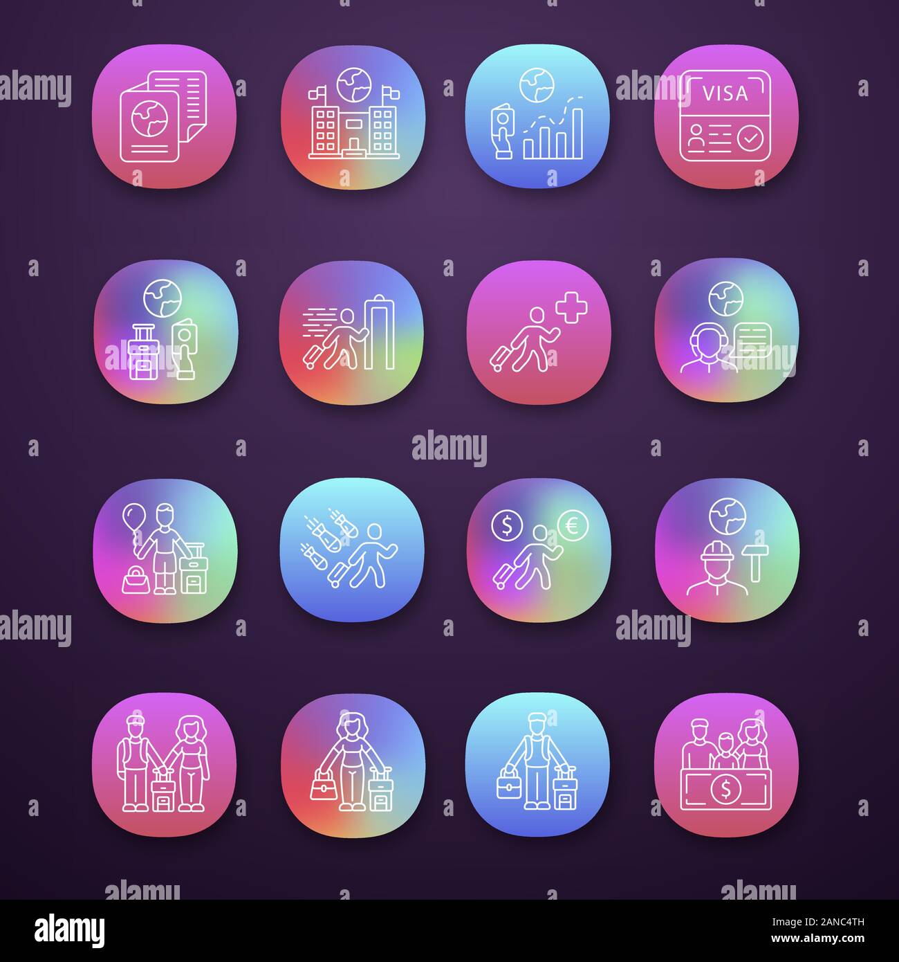 Planning abroad Stock Vector Images - Alamy