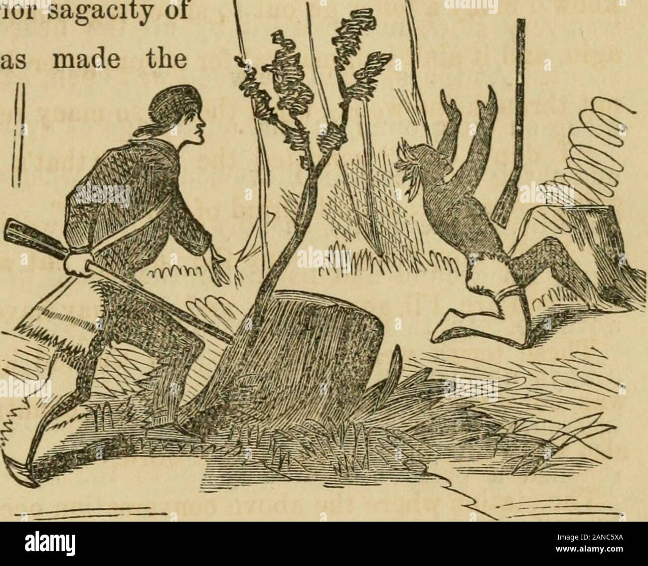 Early settlers hunting hi-res stock photography and images - Alamy