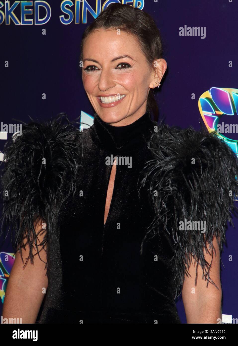 London, UK. Davina McCall at The Masked Singer TV show Launch photocall ...