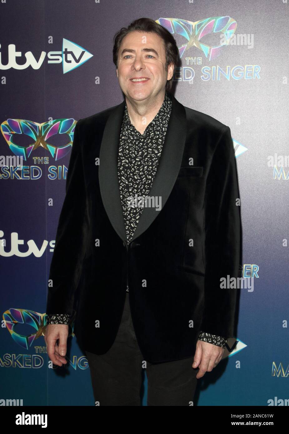 London, UK. Jonathan Ross at The Masked Singer TV show Launch photocall ...