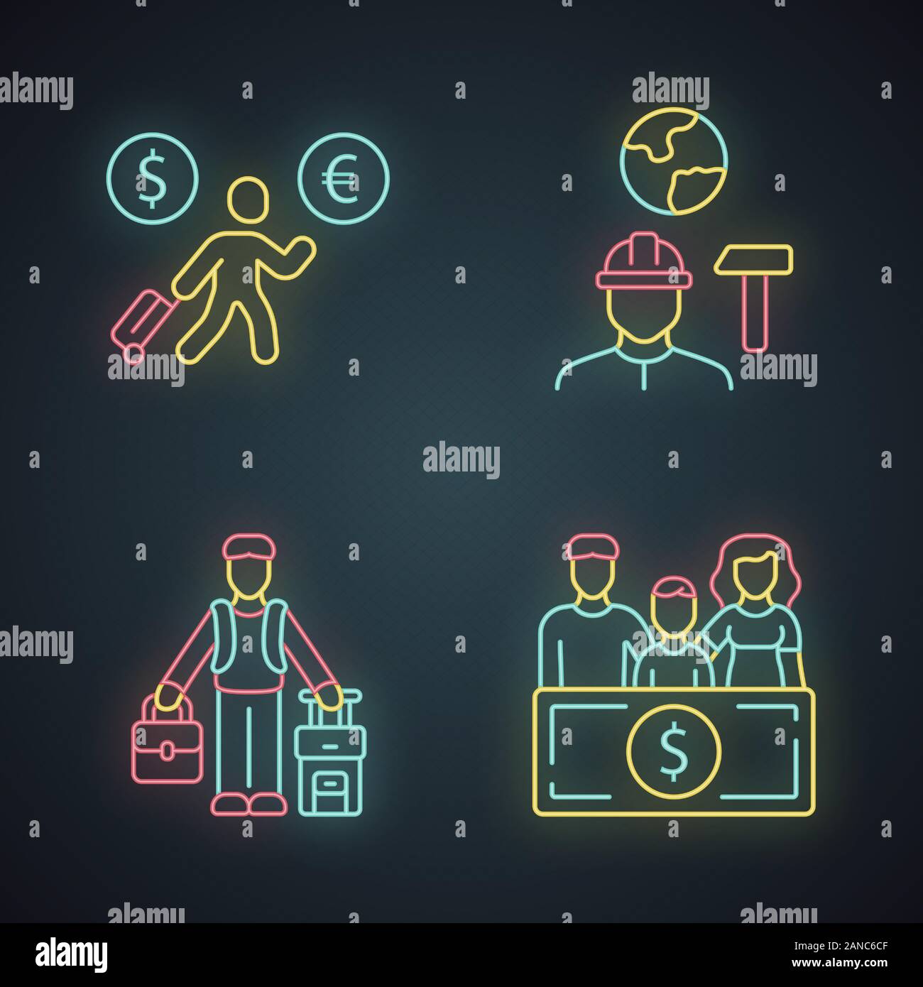 Family sponsorship Stock Vector Images - Alamy