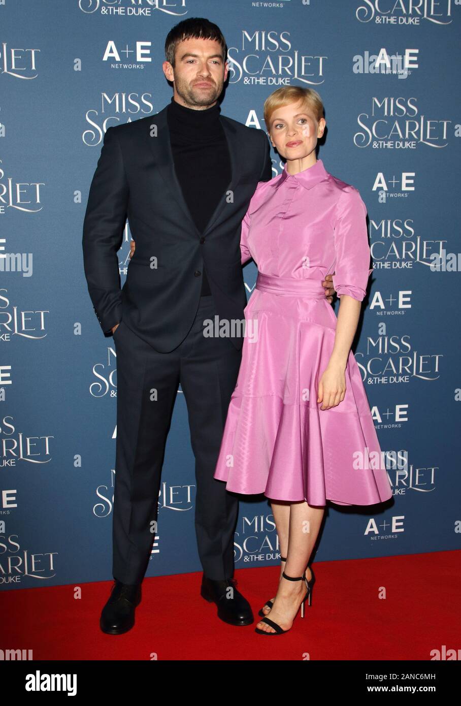 London, UK. Kate Phillips and Stuart Martin at Miss Scarlet and the ...